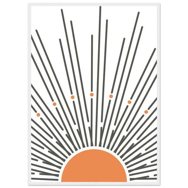 Tableau Minimaliste Soleil Infini | The Art Avenue