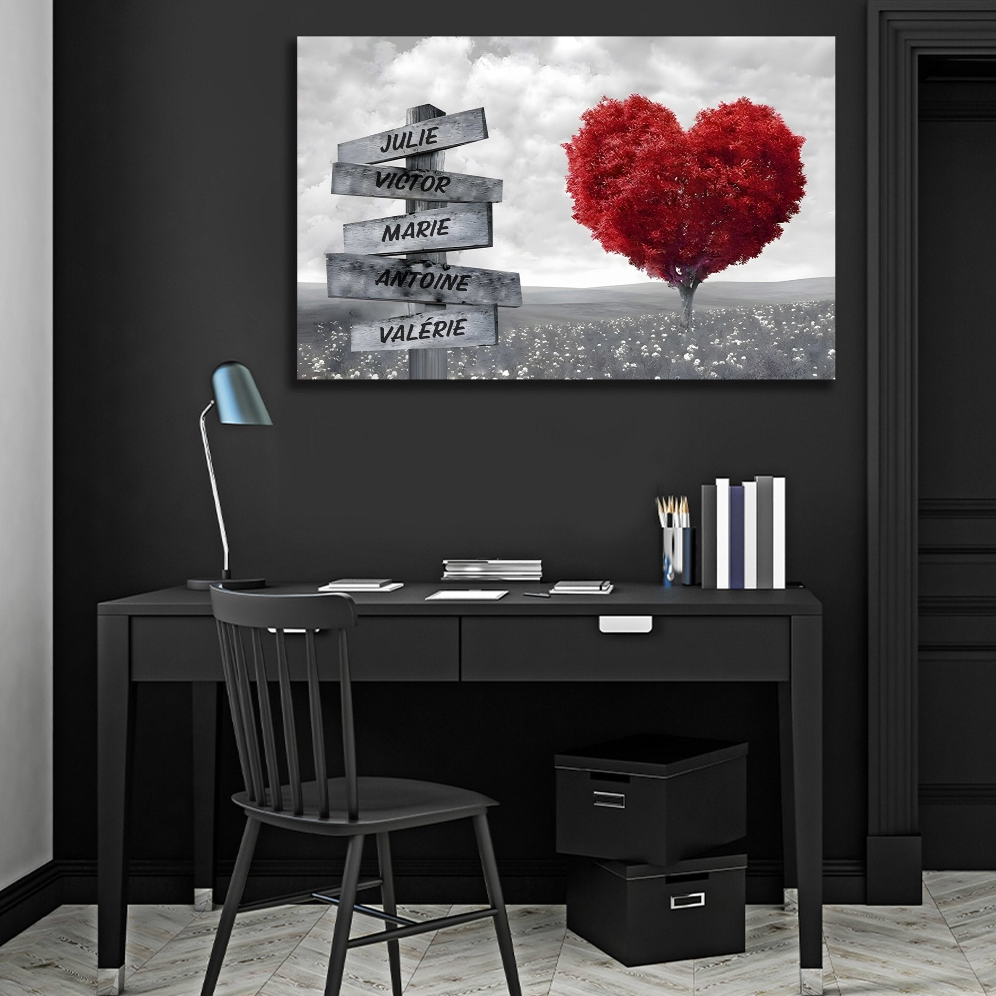 Tableau Personnalisé pour Famille | The Art Avenue