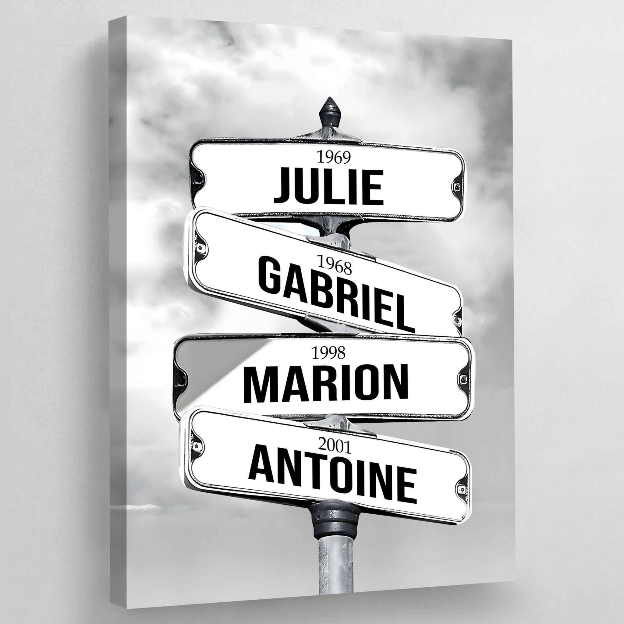 Tableau Personnalisé Famille Prénom | The Art Avenue