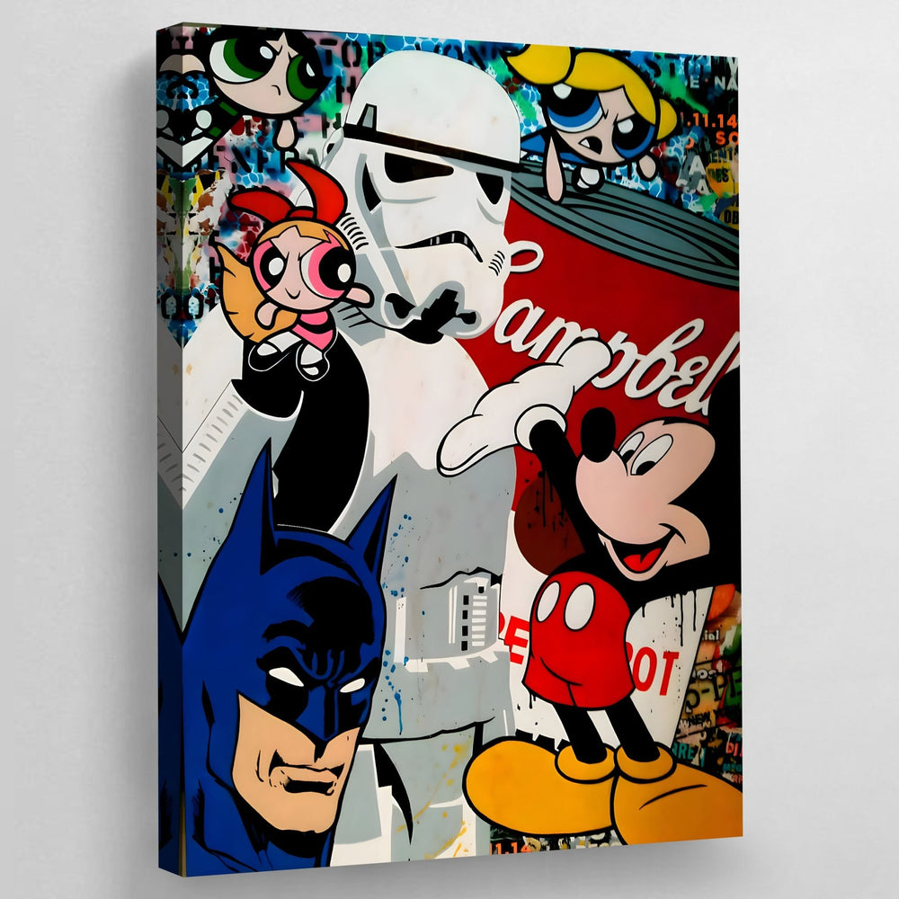 Tableau Cartoons Pop Art | The Art Avenue