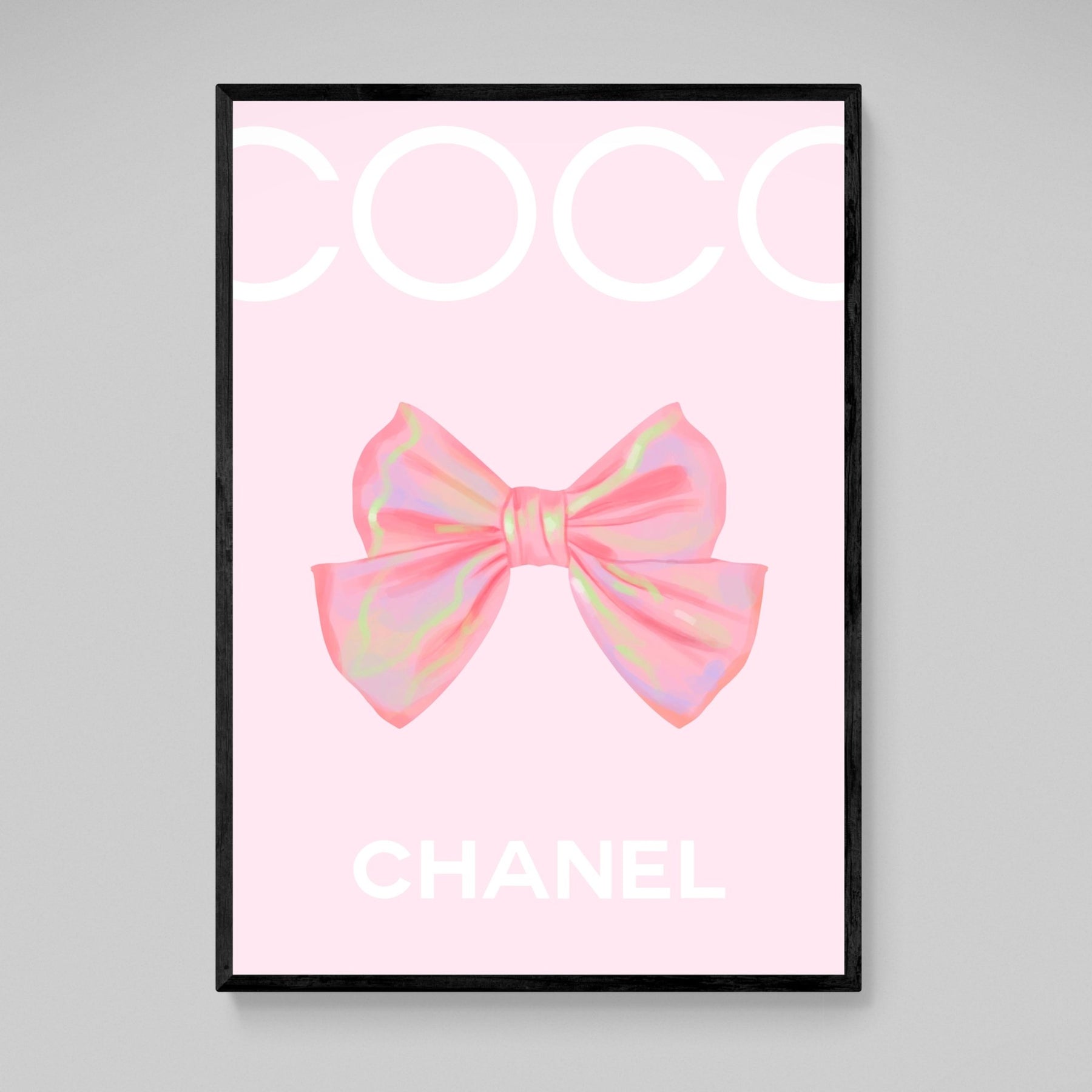 Tableau Coco Chanel Rose | The Art Avenue
