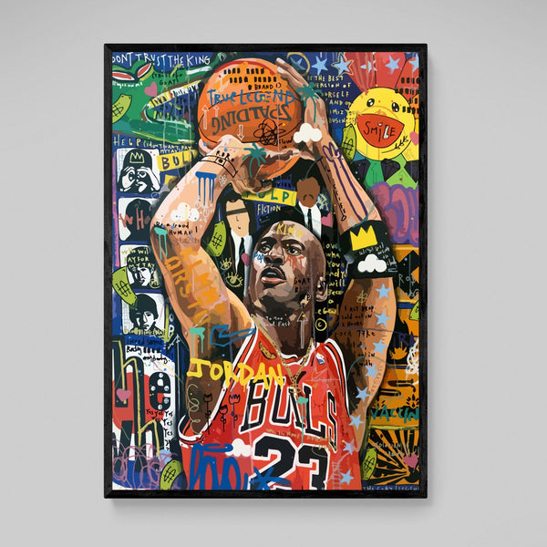 Tableau Street Art Michael Jordan | The Art Avenue
